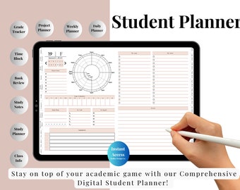 Digital Student Planner, Goodnotes Academic Planner, College Planner ...