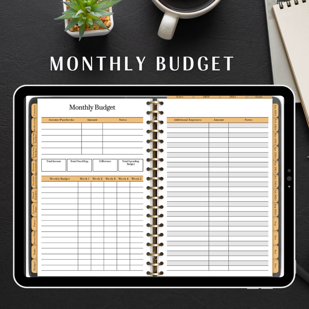 Digital Daily Planner for Parents of Children With ADHD and - Etsy