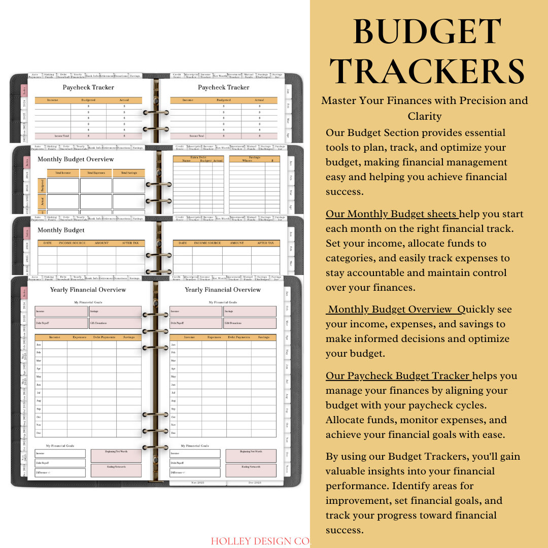 Digital Financial Life Planner 2023-2025 Wealth & Budget Organizer Life ...