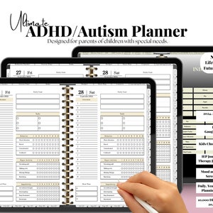 2024,2025 & Undated Digital Daily/weekly Planner for Parents of ...