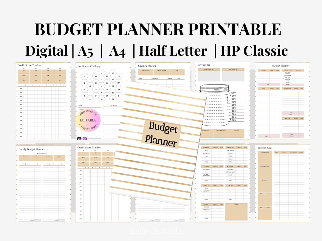 Ultimate Budget Planning Bundle | Financial Planner | Savings Tracker ...