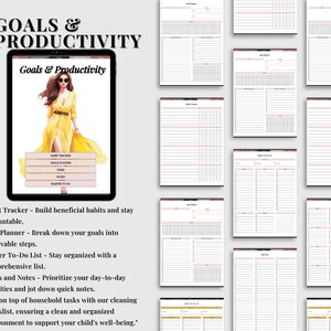 2024-2025 18 Month Daily/weekly Digital Organizer for Fitness, Finance ...