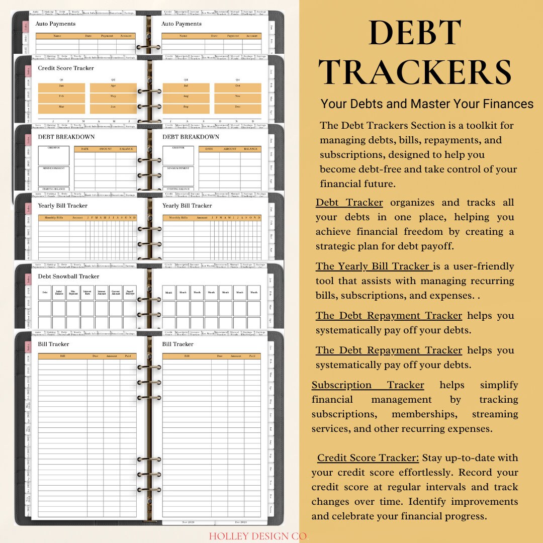 Digital Financial Life Planner 2023-2025 Wealth & Budget Organizer Life ...
