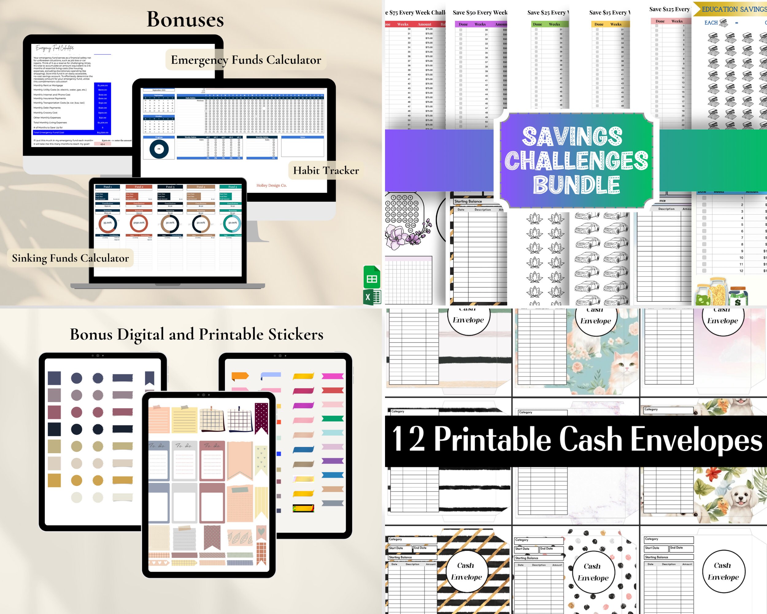 Digital Financial Life Planner 2023-2025 Wealth & Budget Organizer Life ...