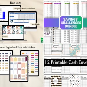 Digital Financial Planner| Monthly Budget, Expense Tracker, Debt Payoff ...
