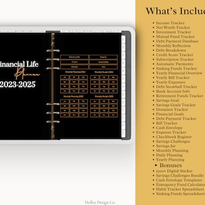 Digital Financial Life Planner 2023-2025 | Wealth & Budget Organizer ...