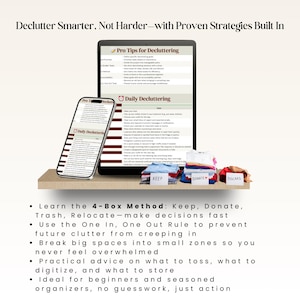 Decluttering Dashboard Spreadsheet | Home & Digital Organization ...