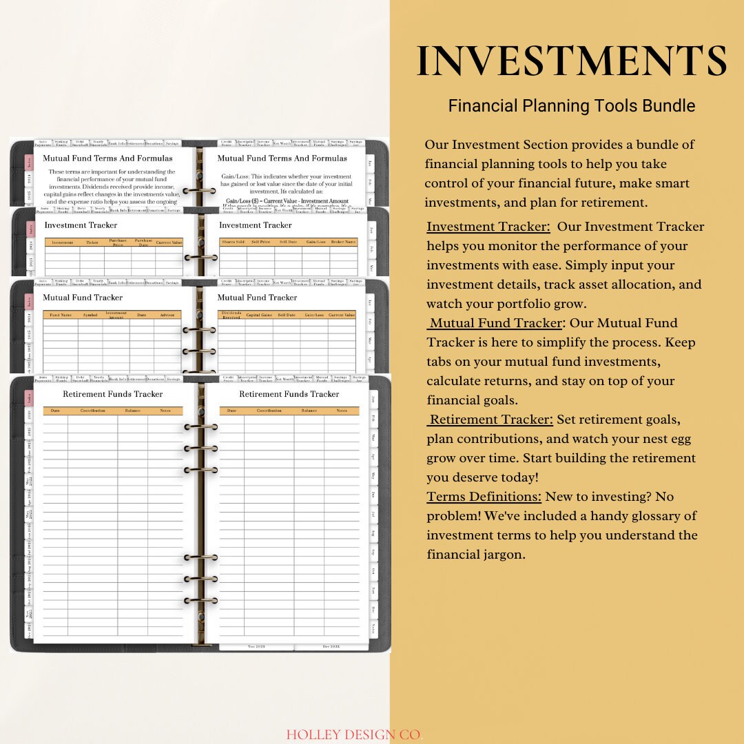 Digital Financial Life Planner 2023-2025 Wealth & Budget Organizer Life ...