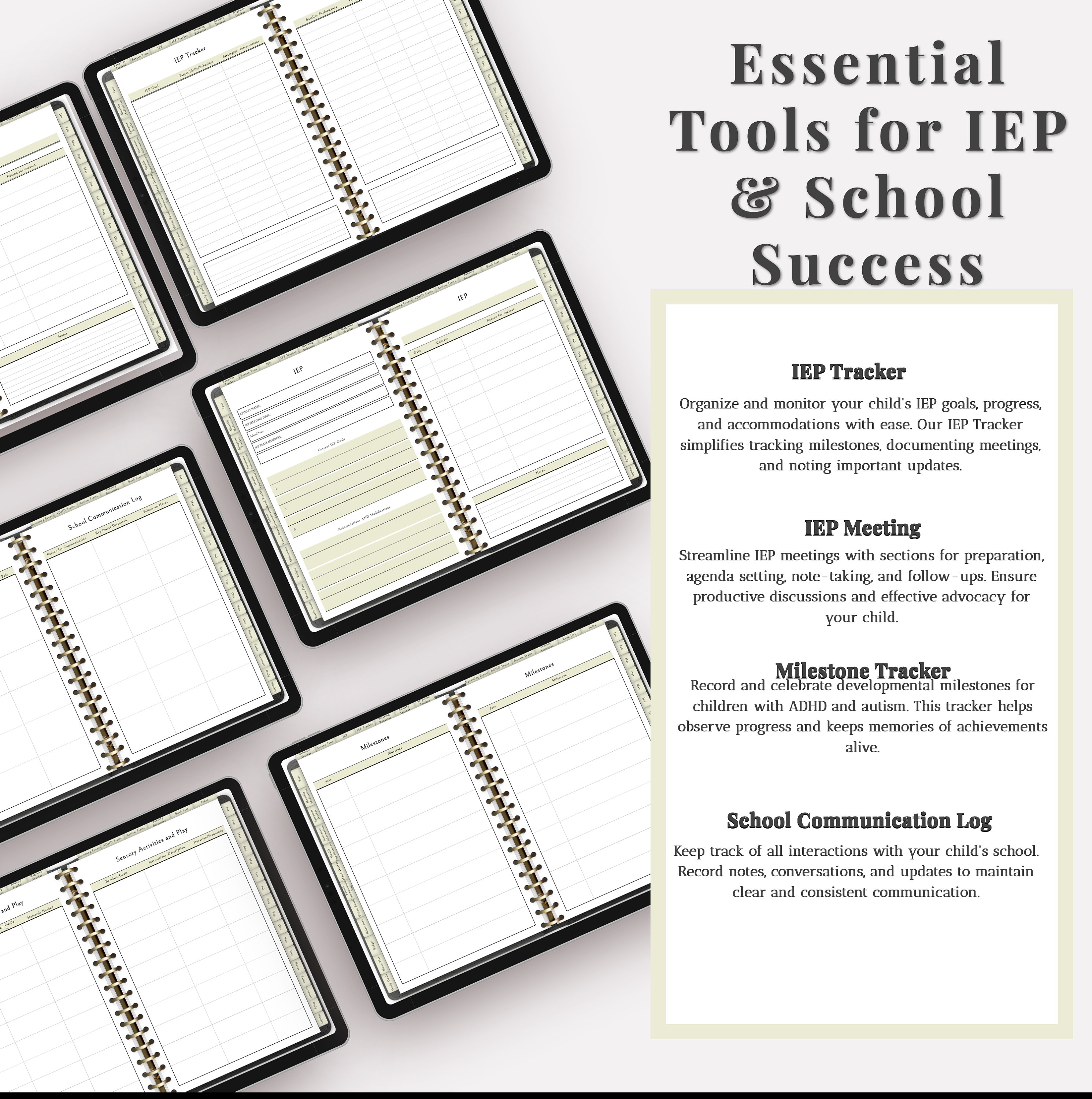 Digital Daily Planner for Parents of Children With ADHD and Autism 2023 ...