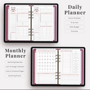 Digital Financial Planner| Monthly Budget, Expense Tracker, Debt Payoff ...
