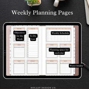 Ultimate Digital Dated Planner 2023-2024 | Hyperlinked Yearly Monthly ...