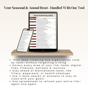 Decluttering Dashboard Spreadsheet | Home & Digital Organization ...