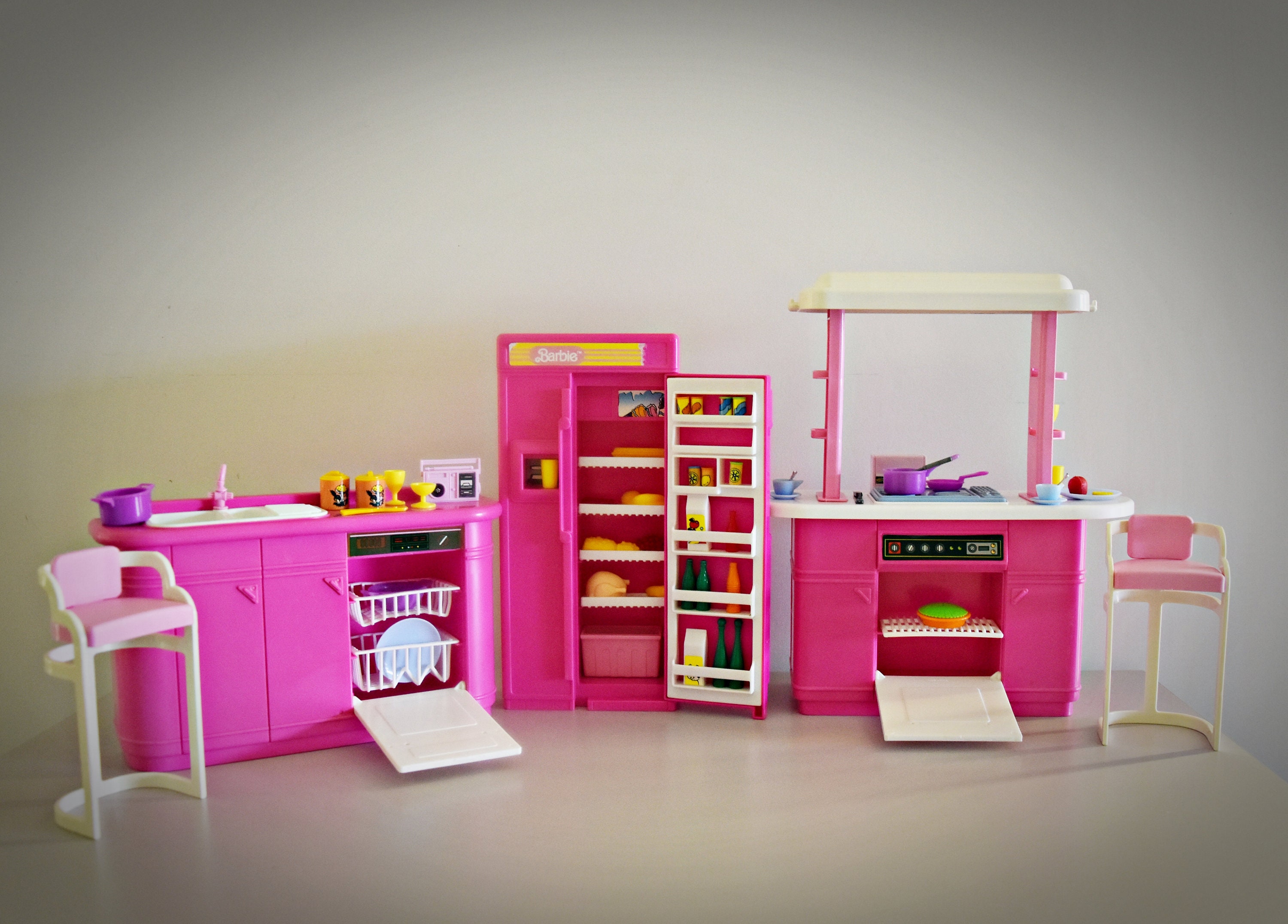 Barbie Doll Kitchen Set