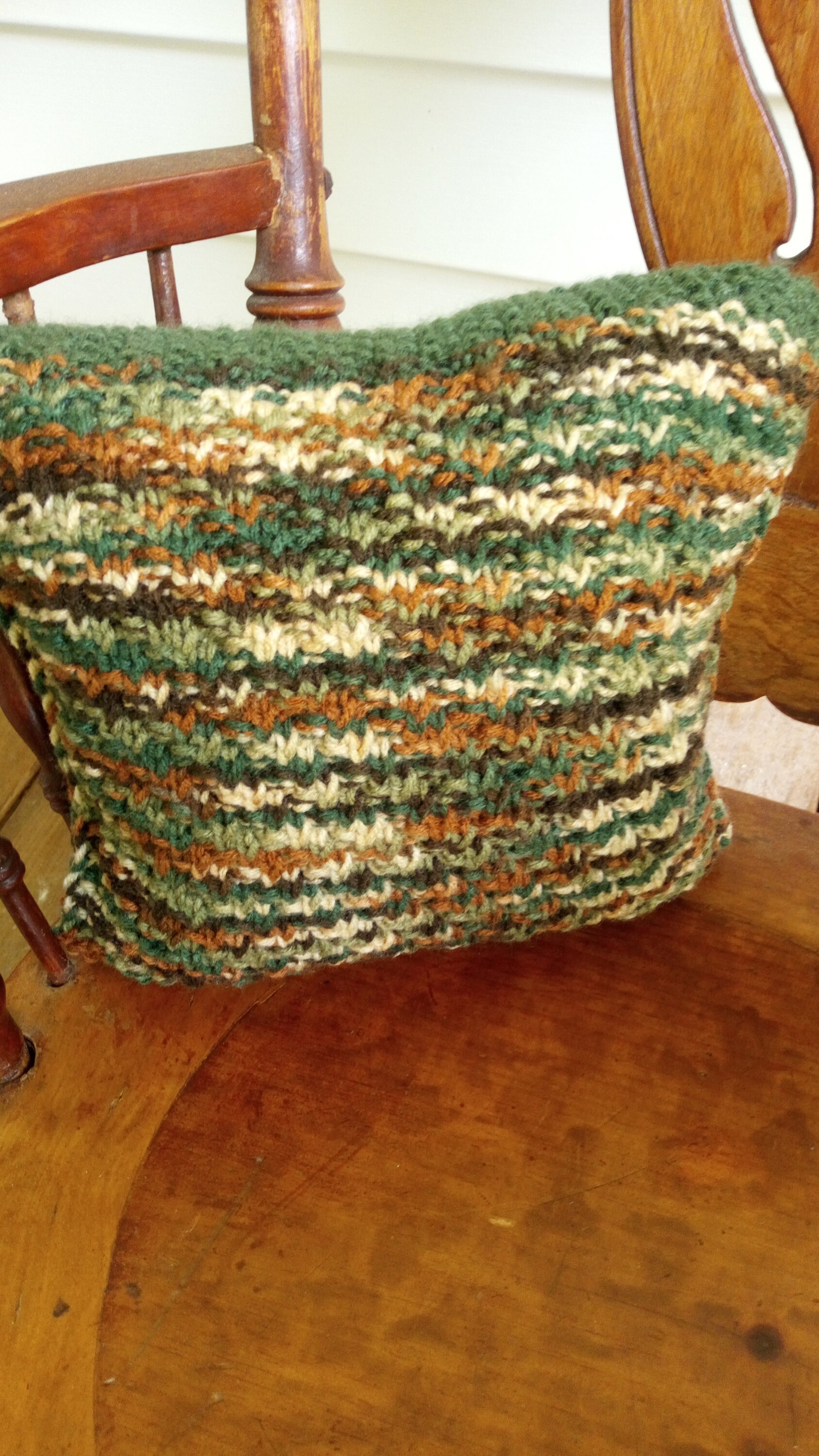 Pillow Hand Knit Tree Button Cable Home Decor Hunter Cabin - Etsy