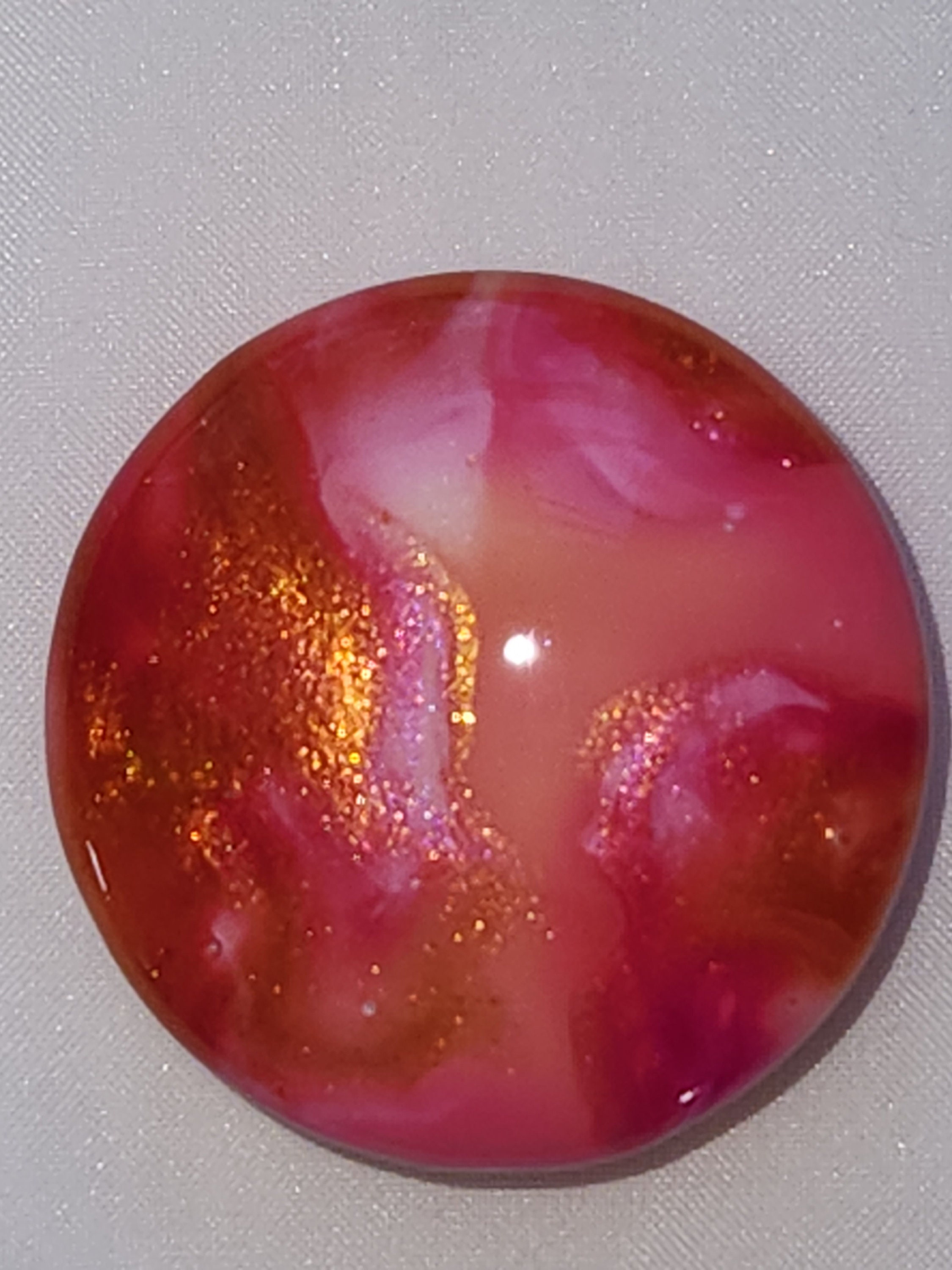 Cabinet Door Knobs Hand Painted Gold Fuchsia White Yellow - Etsy