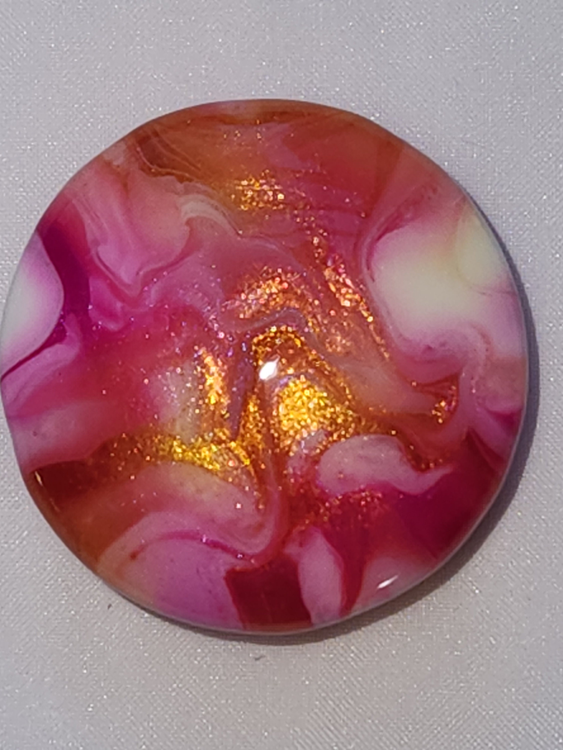 Cabinet Door Knobs Hand Painted Gold Fuchsia White Yellow - Etsy