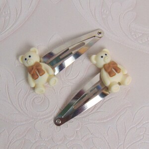 Sweet Lolita Teddy Bear Hair-clips - Etsy