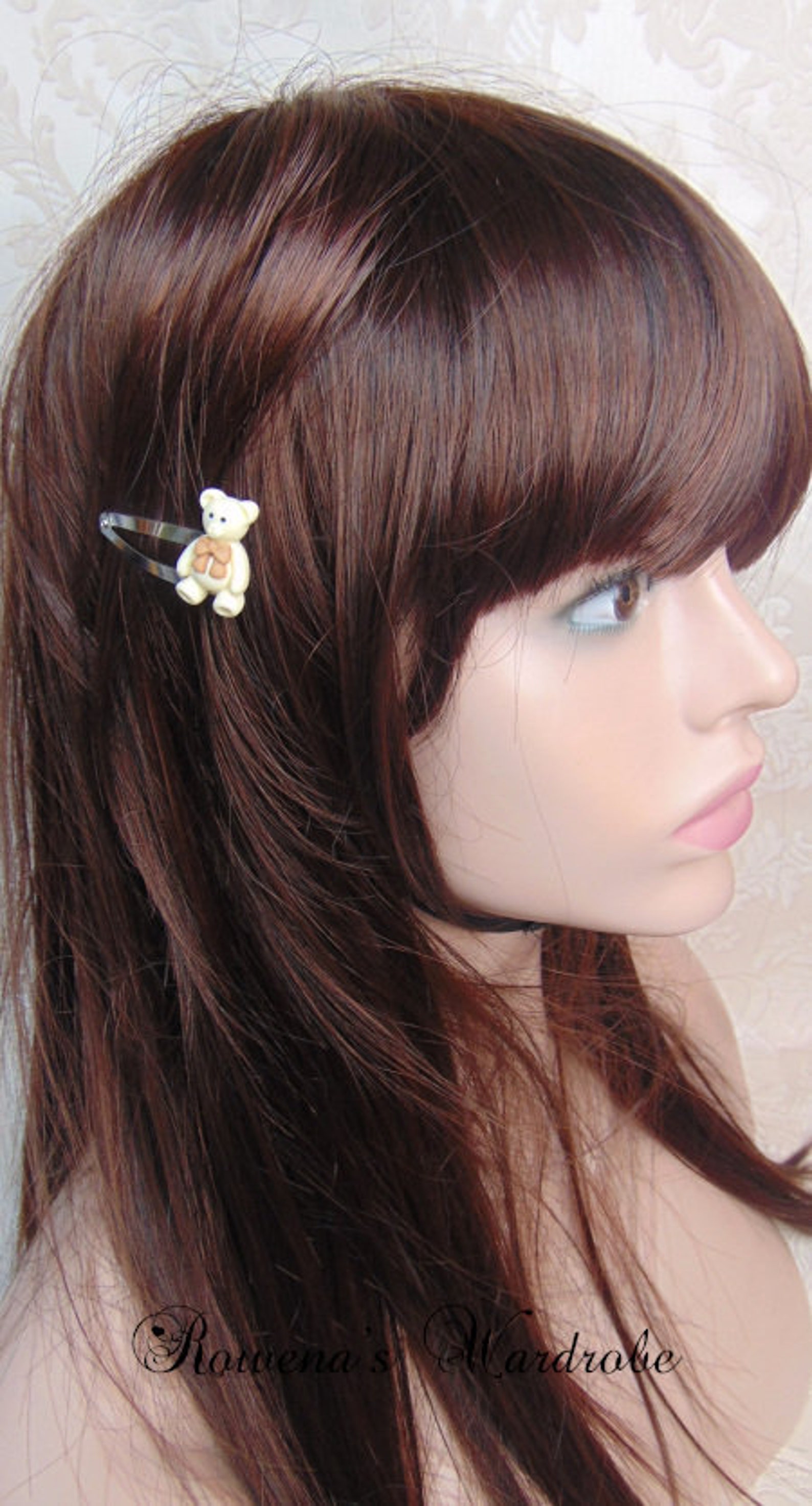 Sweet Lolita Teddy Bear Hair-clips - Etsy