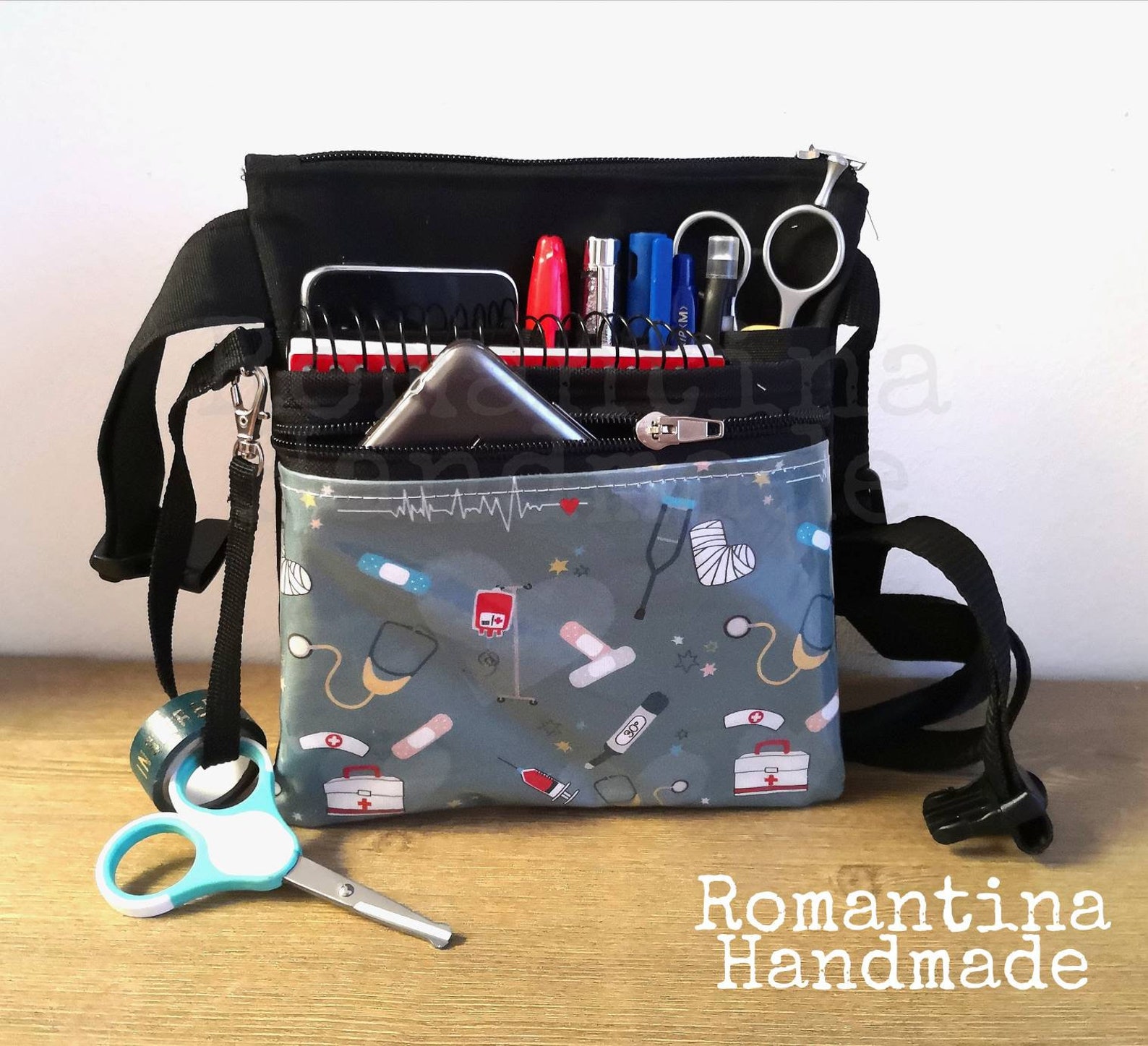Fanny Pack Belt Medical Bag Waist Bag Belt Vet Tech - Etsy