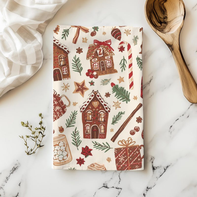 Tea Towel Gingerbread - Etsy