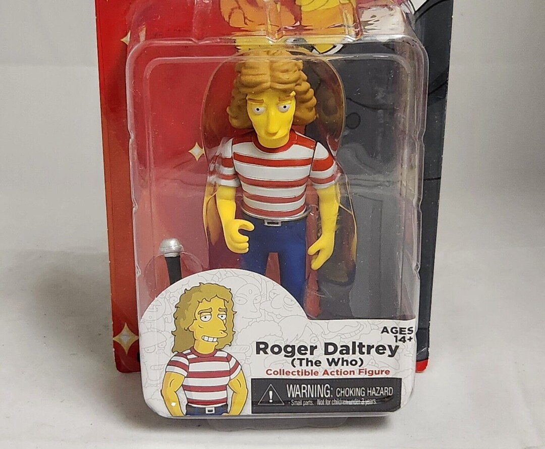 Roger Daltrey the Who NECA the Simpsons Greatest Guest Stars Series 2 ...