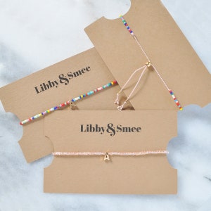 Initial Letter String Bracelet, Adjustable String Bracelet, Letter ...