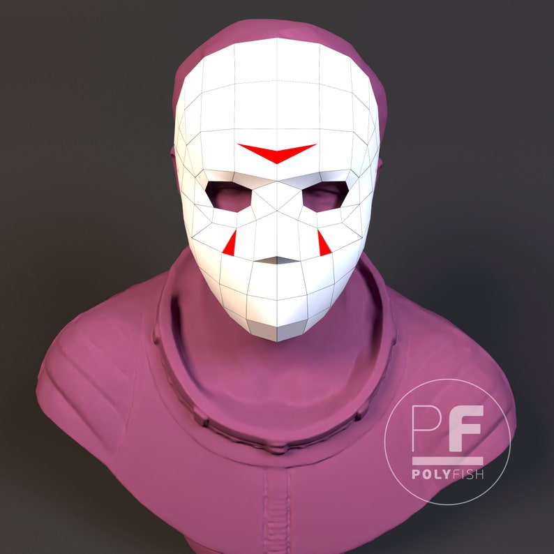 Jason Voorhees Mask Friday the 13th Paper Model Origami | Etsy