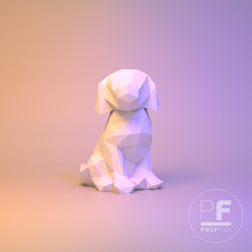 Cat Stand Paper Craft Digital Template Origami PDF Download | Etsy