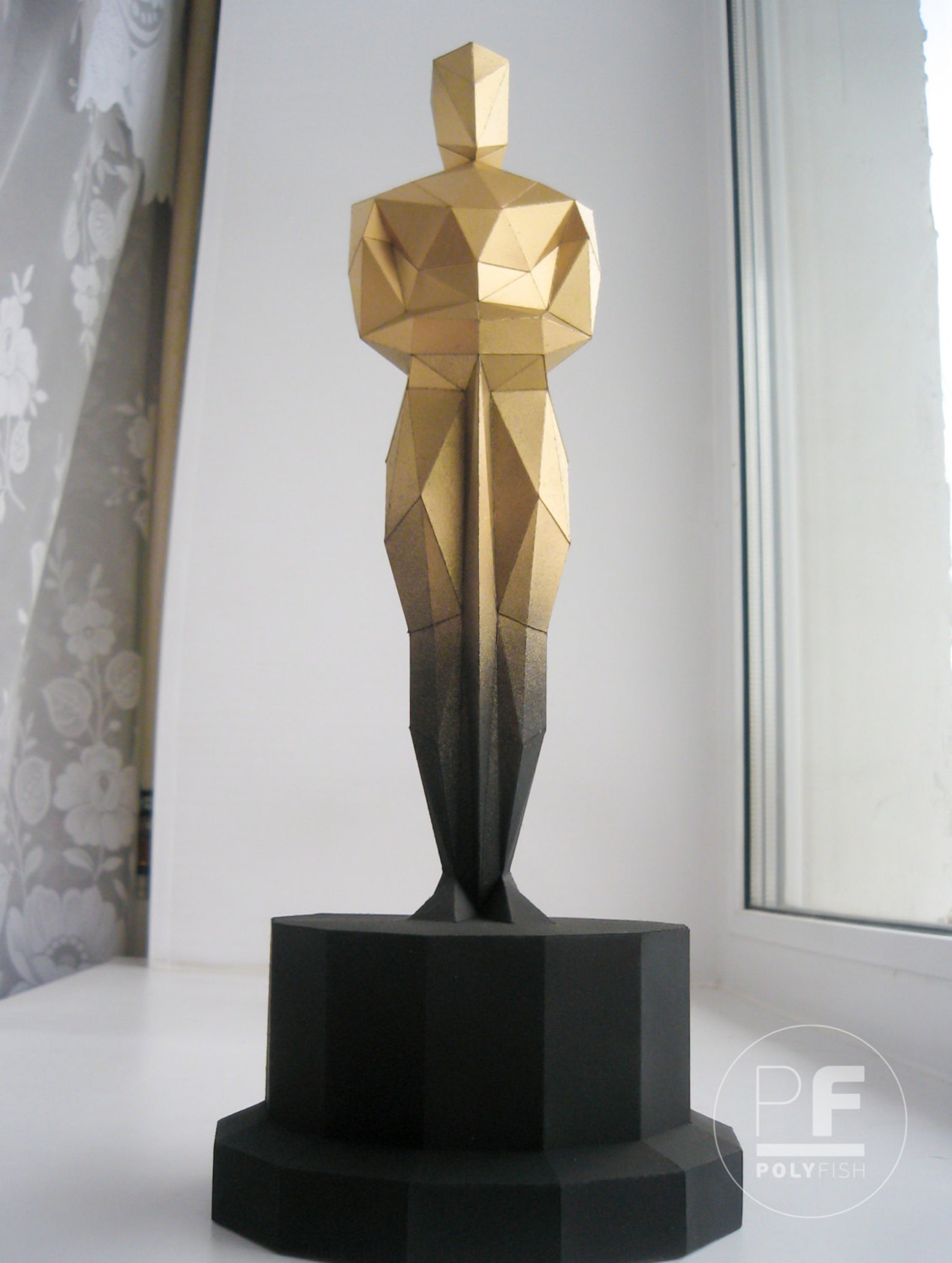 Oscar origami Oscar paper Oscar trophy Oscar figurine | Etsy