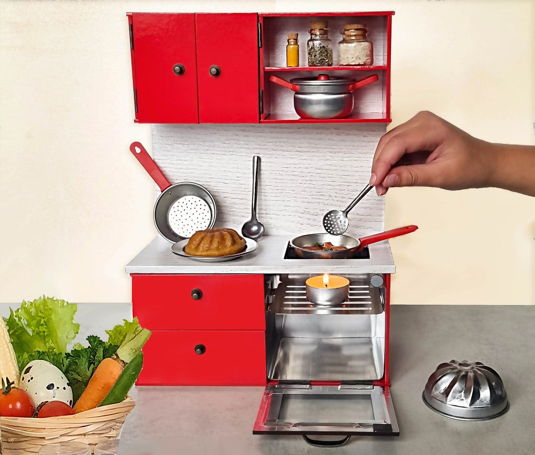 Real Mini Kitchen Set for Tiny Cooking / Perfect Gift for Your Children ...