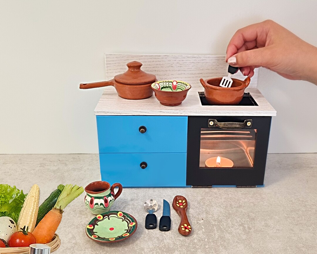 Tiny Cooking Set Mini Stove for Cooking Real Tiny Food - Etsy