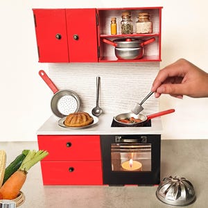 Real Mini Kitchen Set for Tiny Cooking / Perfect Gift for Your Children ...