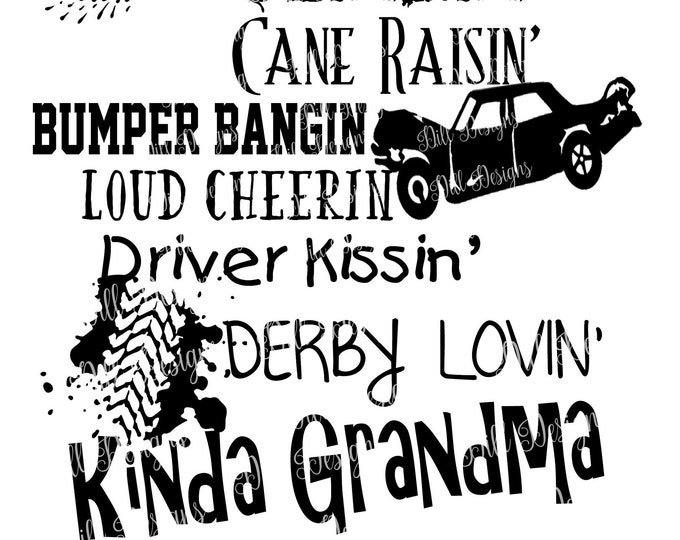 Download - Demolition DERBY Design for Decals - Race Car Slinging Mud ...