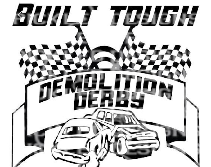 Download - Demolition DERBY Decal Race Car Gift Saying SVG Digital ...
