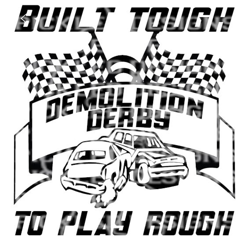 Download Demolition DERBY Decal Race Car Gift Saying SVG | Etsy