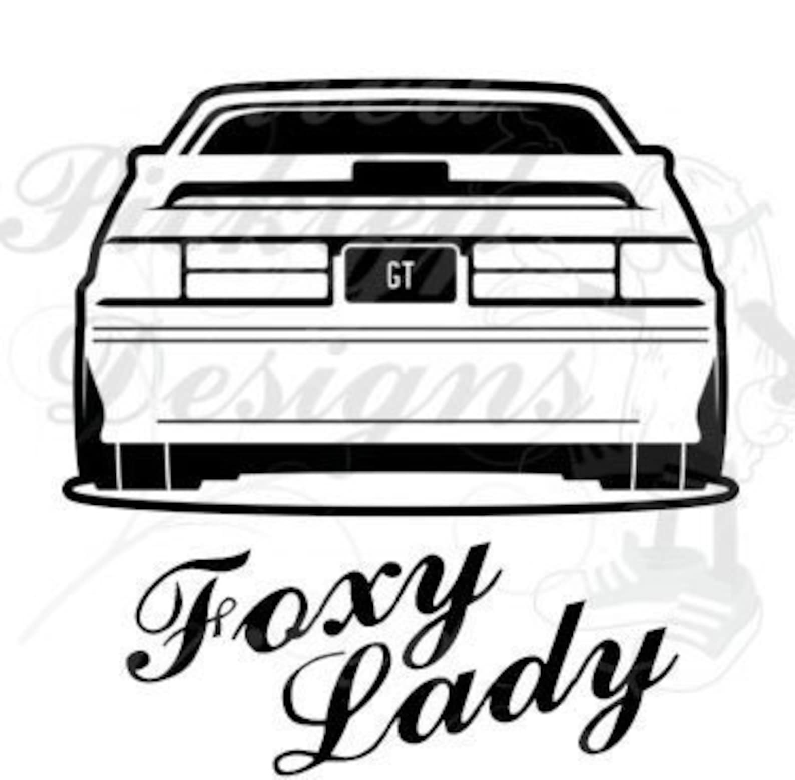 DIY Download Ford Racing Fox Body Mustang for Decals FORD - Etsy
