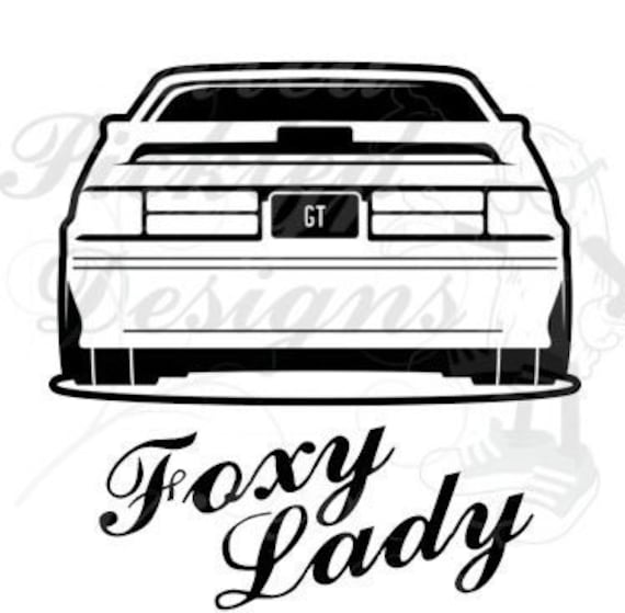 DIY Download Ford Racing Fox Body Mustang for Decals FORD - Etsy