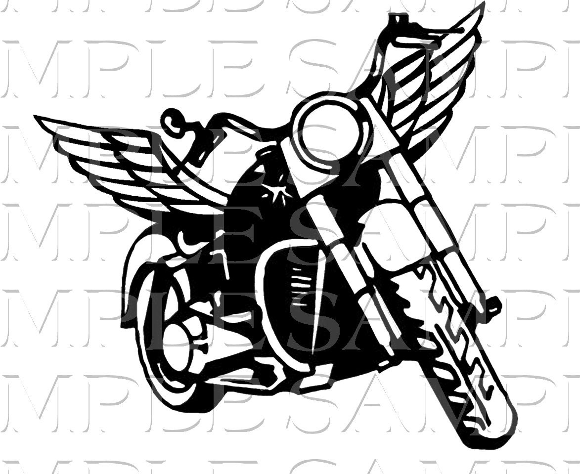 DOWNLOAD Motorcycle Decal Bike Biker Vinyl Keepsake - Etsy