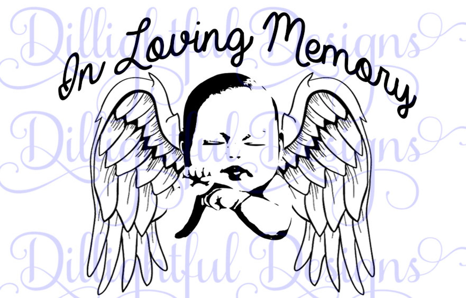 DOWNLOAD ... in Loving Memory Infant Loss SVG Sticker Decal Car Decal ...
