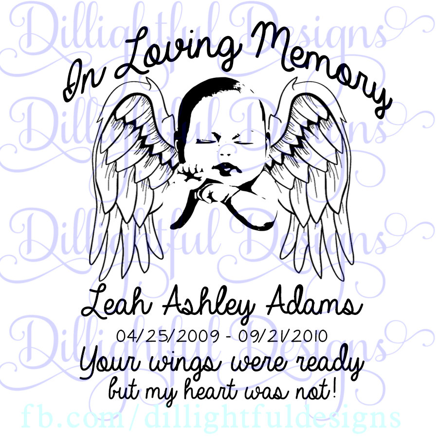 DOWNLOAD ... in Loving Memory Infant Loss SVG Sticker Decal Car Decal ...