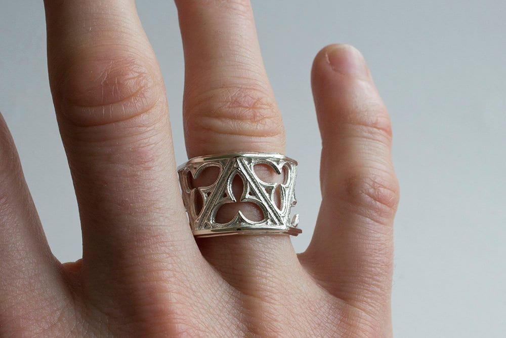 Gothic Window Ring V2 - Etsy