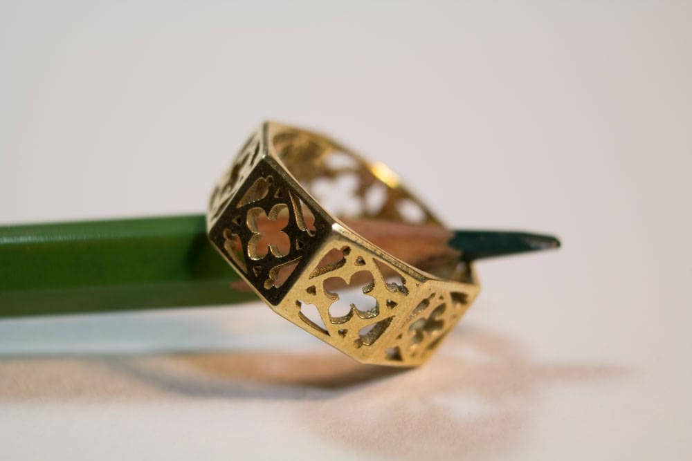 Gothic Window Ring - Etsy