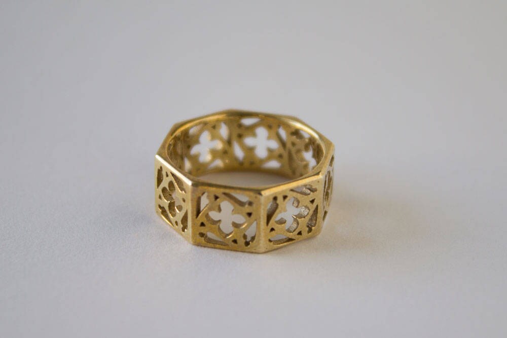 Gothic Window Ring - Etsy