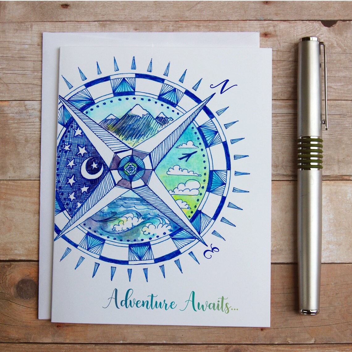 Compass Adventure Awaits Card - Graduation Card, Retirement Card ...