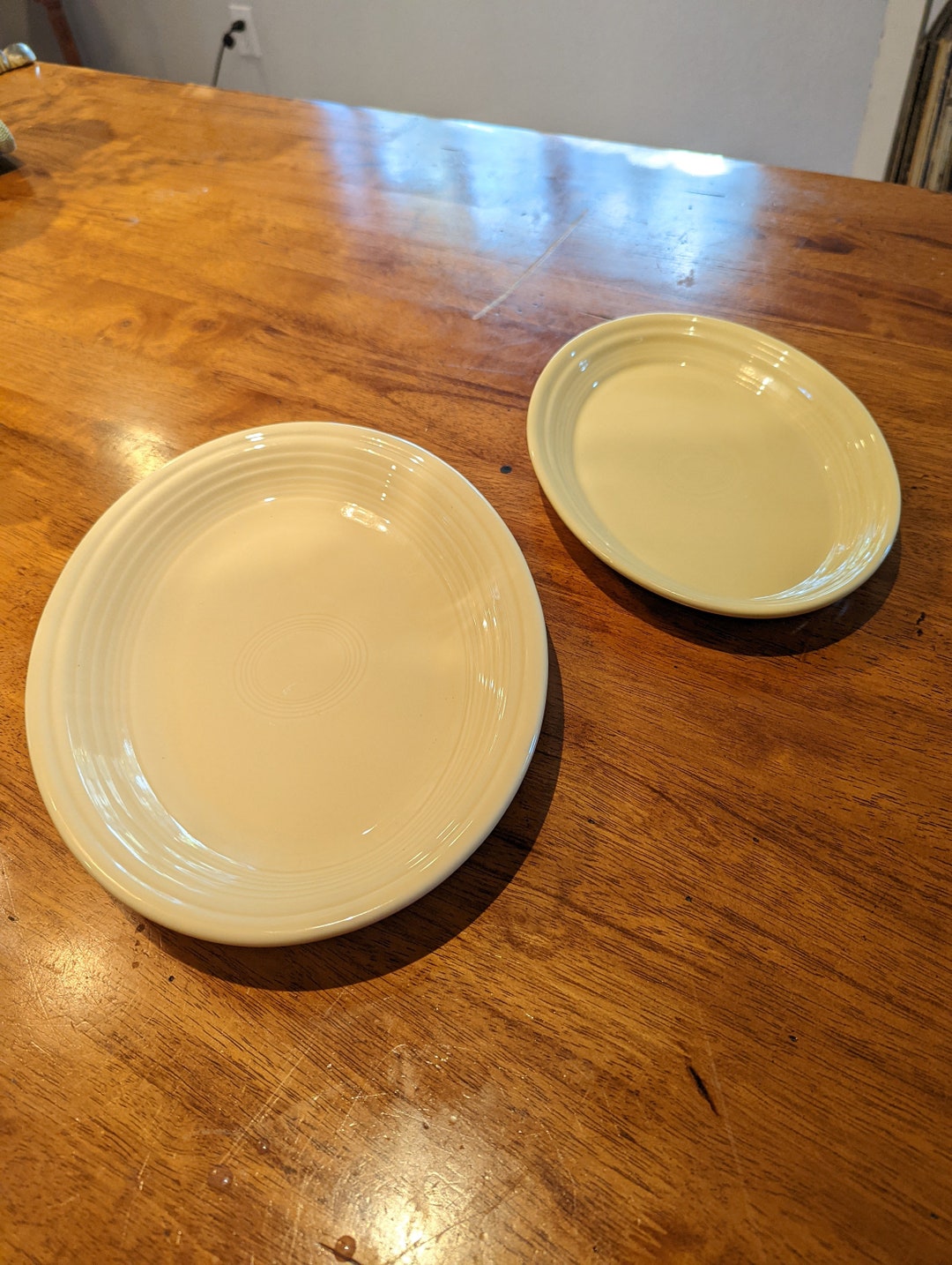 Set of 2 Old Ivory Vintage Fiestaware Platters - Etsy