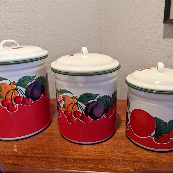 Retro Canisters - Etsy
