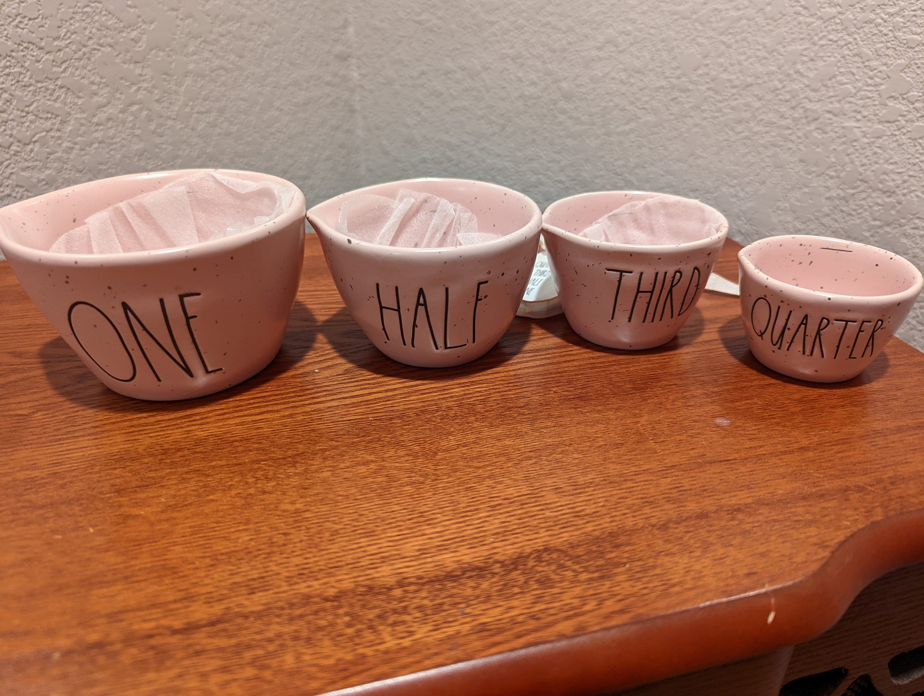 Rae Dunn NEW Speckled Pink Measuring Cups - Hard to Find - Etsy