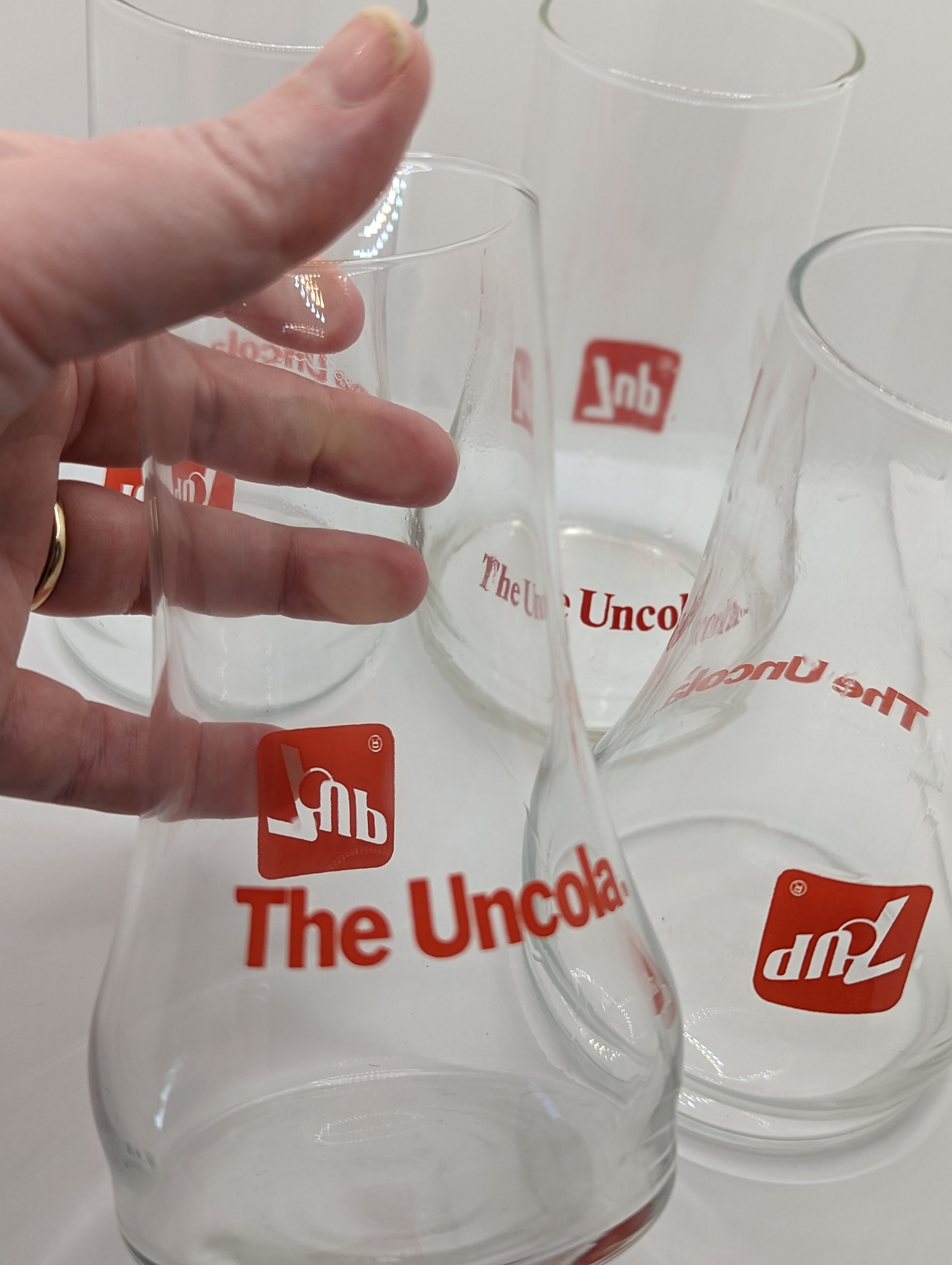 Set of 4 - 7UP Uncola Glasses - 1960's - Etsy