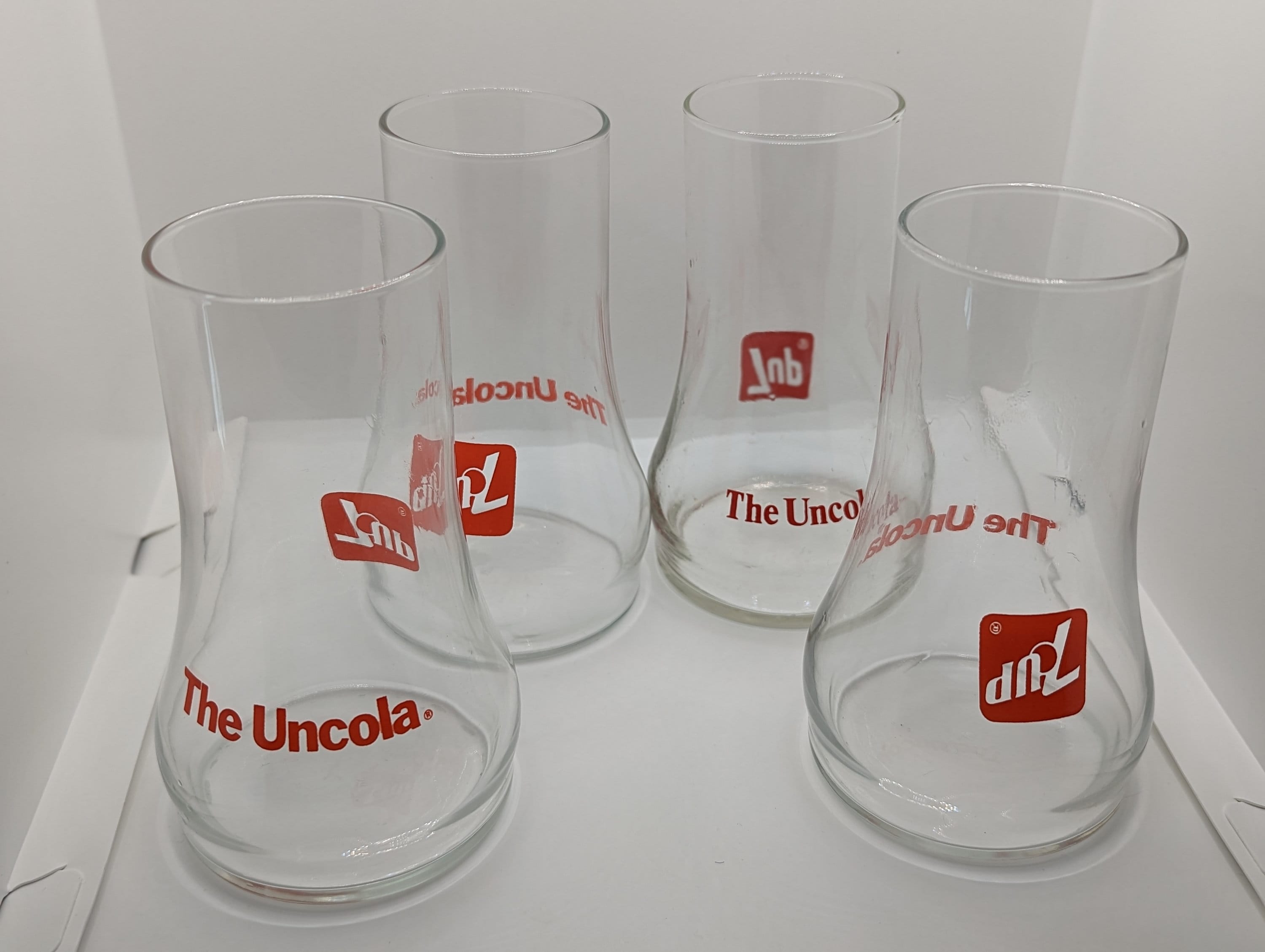 Set of 4 - 7UP Uncola Glasses - 1960's - Etsy