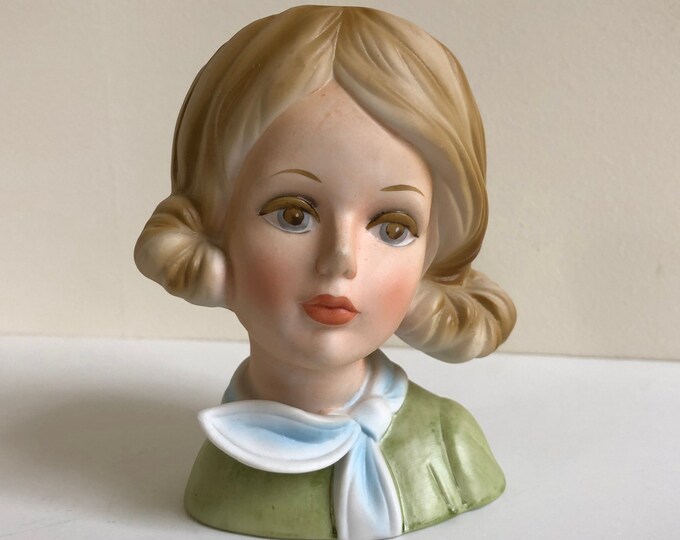 Vintage Inarco Lady Head Vase E6211 - Etsy